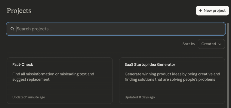 How to Set Up a Project on Claude