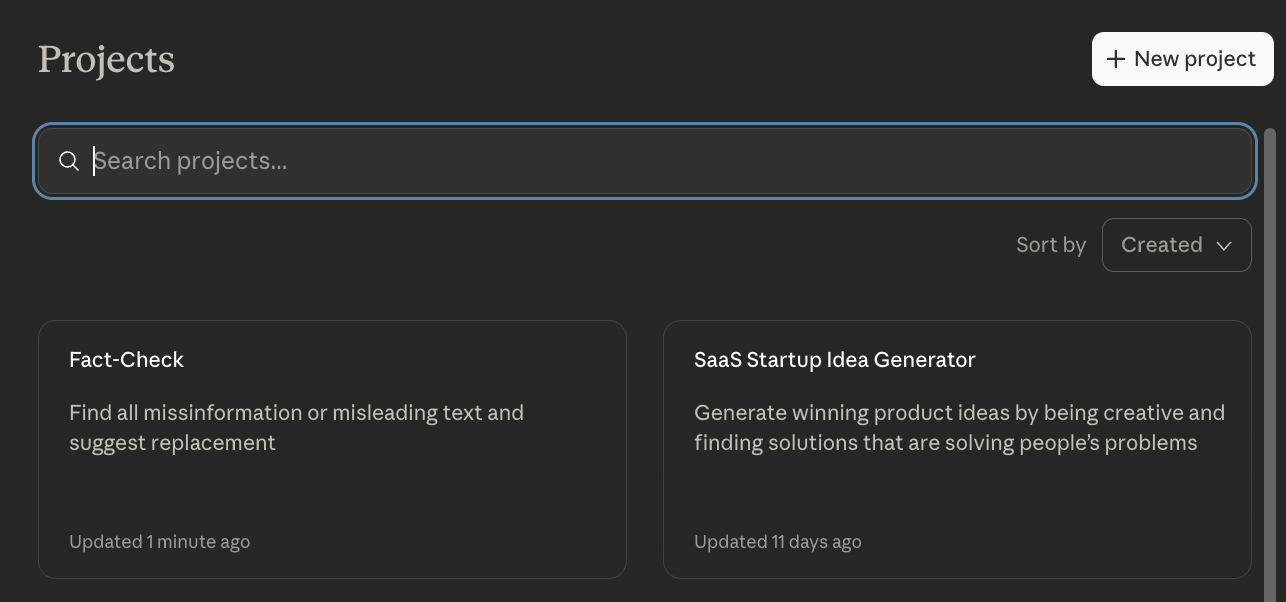 How to Set Up a Project on Claude